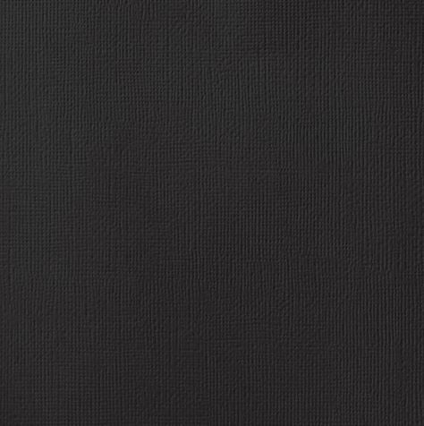 Papel Cardstock Liso American Crafts Smooth Black
